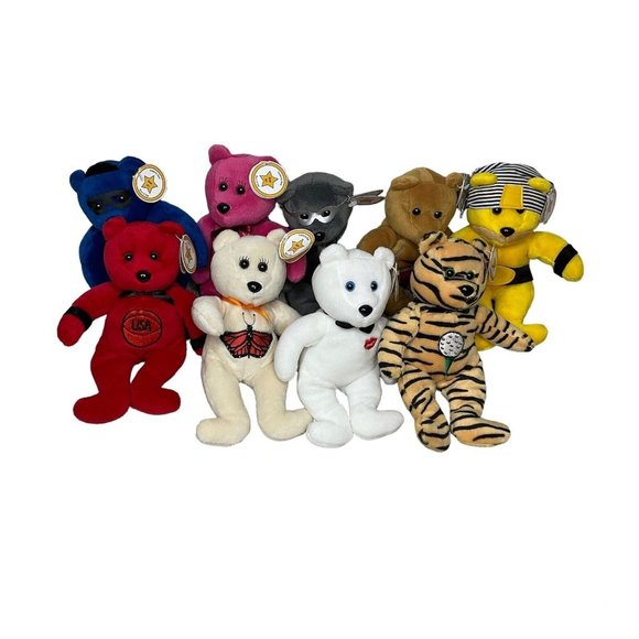 JC Bears Inc. | Toys | Jc Bears Celebrity Bears Vintage 998 Lot Of 9 ...